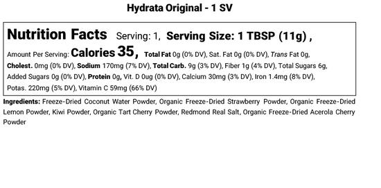 Hydrata Beverage Co.- Plant-based electrolyte drinks from whole-foods